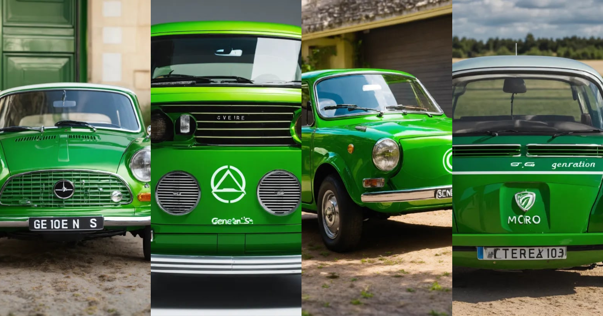 Lexica - I want a green micro with written "Génération(s) verte(s)" and ...