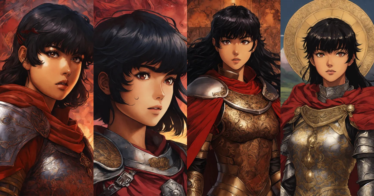 Lexica - Anime art of Casca from Berserk, brown skin, 8k, stunning ...