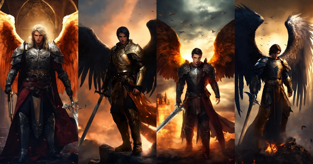 Lexica - Fallen angel, fiction, fantasy, male, evil, paladin