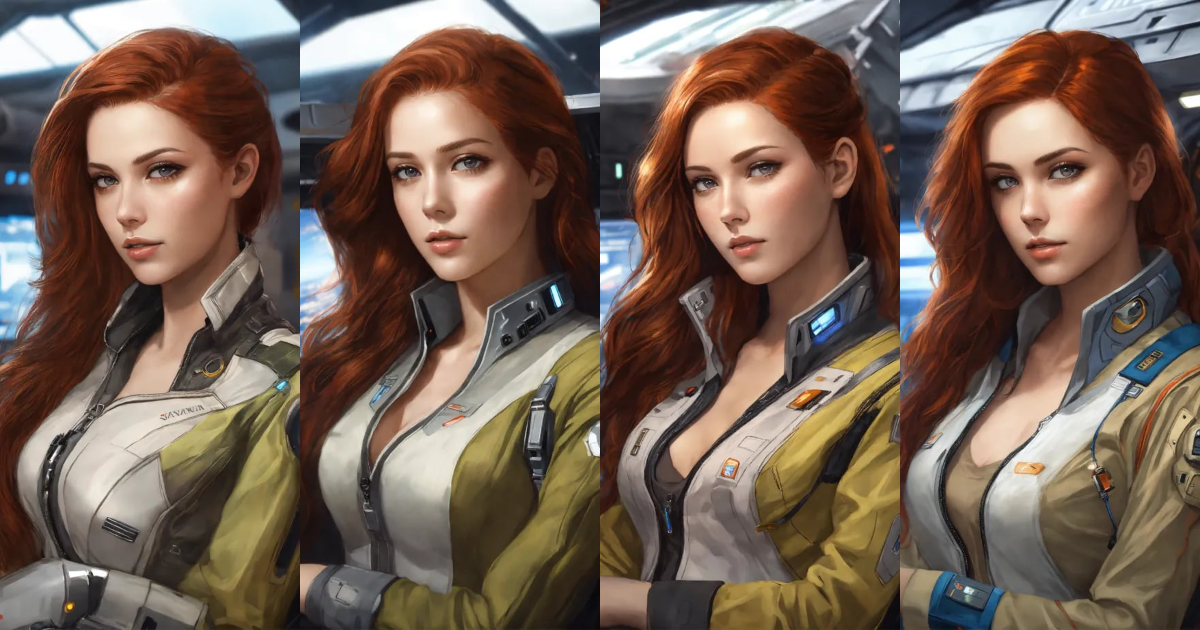 Lexica - Portrait, ultra realistic, beautiful android girl with auburn ...