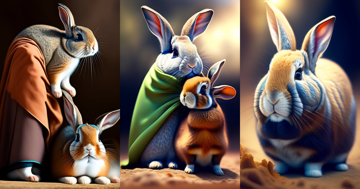 Lexica - Iranian Mulla and rabbit