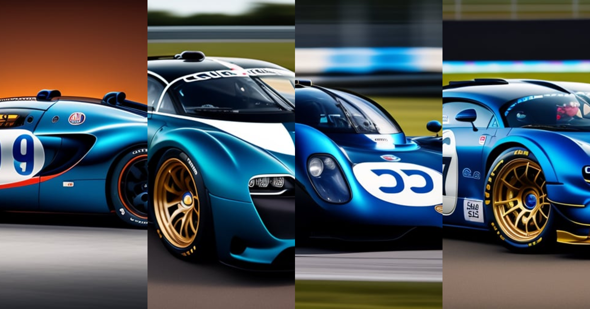 Lexica - A Bugatti Chiron prototype race car from 1966 at le mans