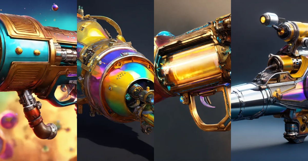 Lexica - A side-view of a unstable exotic matter powered raygun, well ...