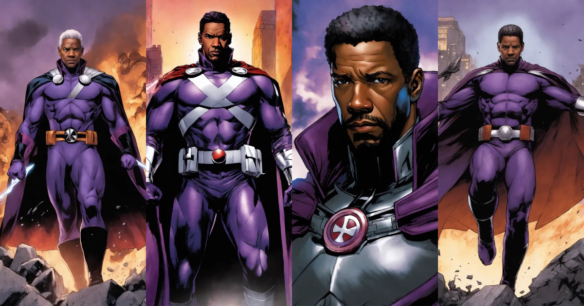 Lexica - Denzel Washington as Magneto Magneto drawn by Jim Lee wearing ...