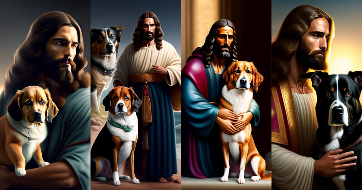 Lexica - Jesus with dangerous dog