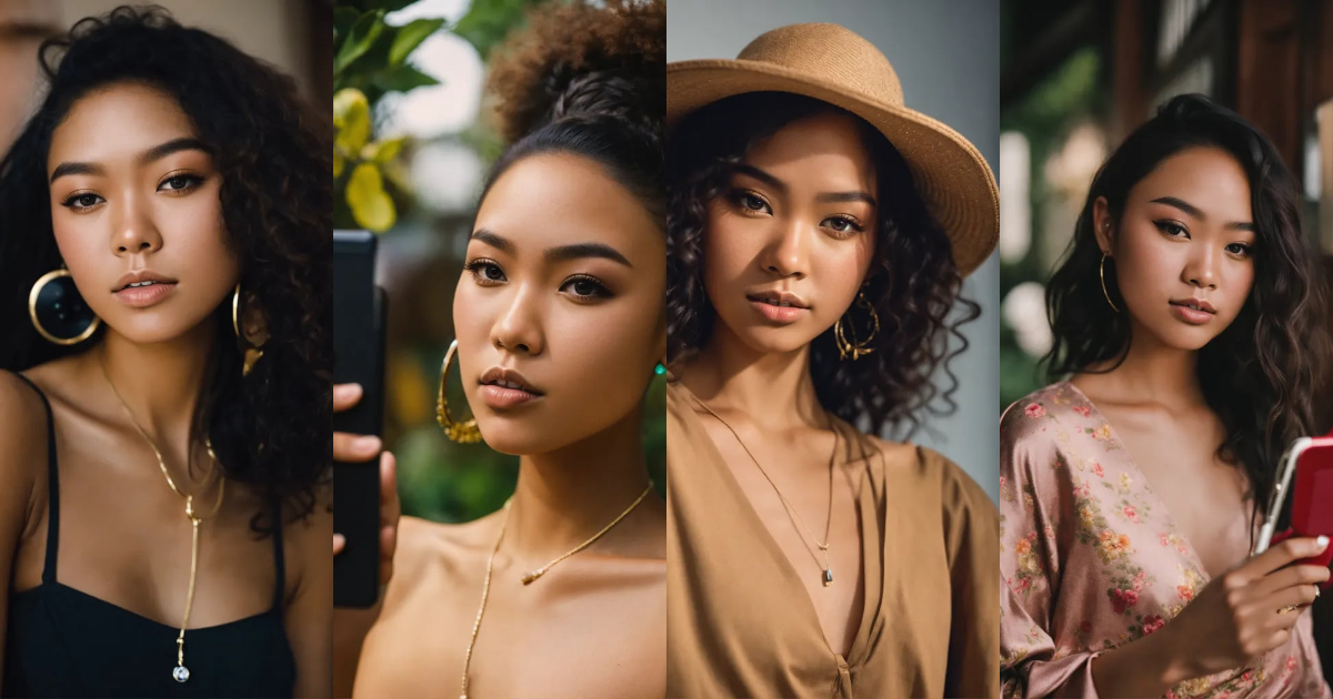 Lexica - Create a photograph of a beautiful young model of mixed black ...