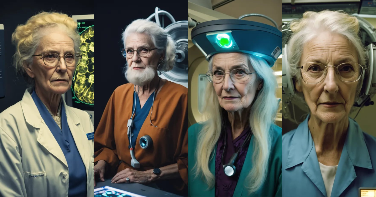 Lexica - An ugly old crone dressed as a superintendant of radiography ...