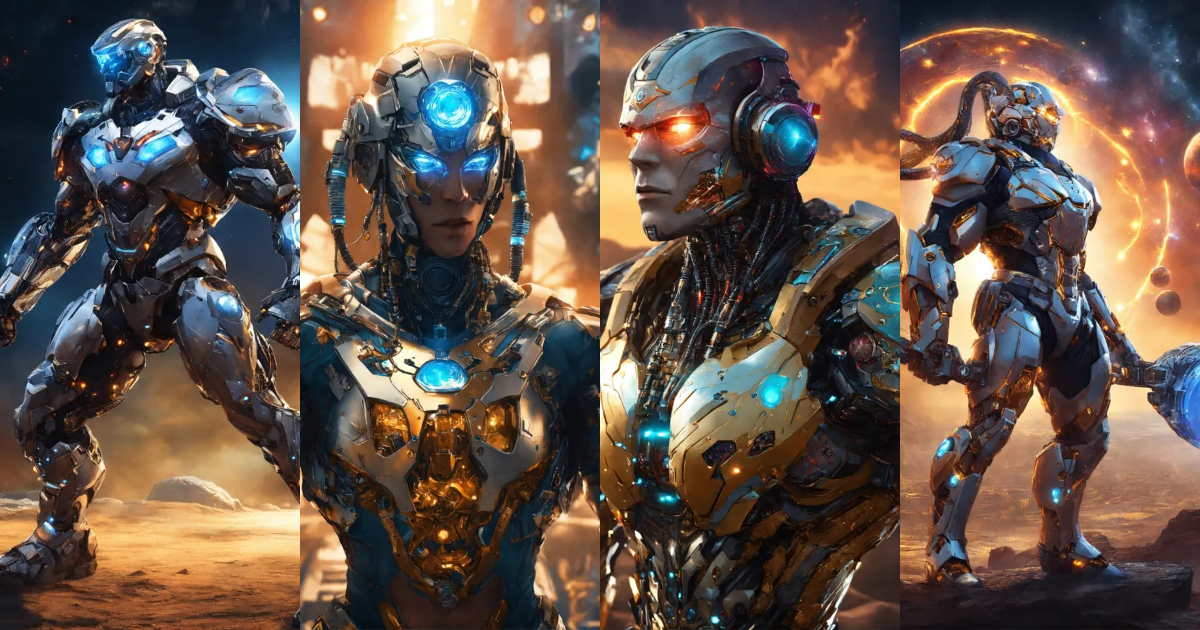 Lexica - Cyborg might celestial being, unstoppable, beastly, 8k ...