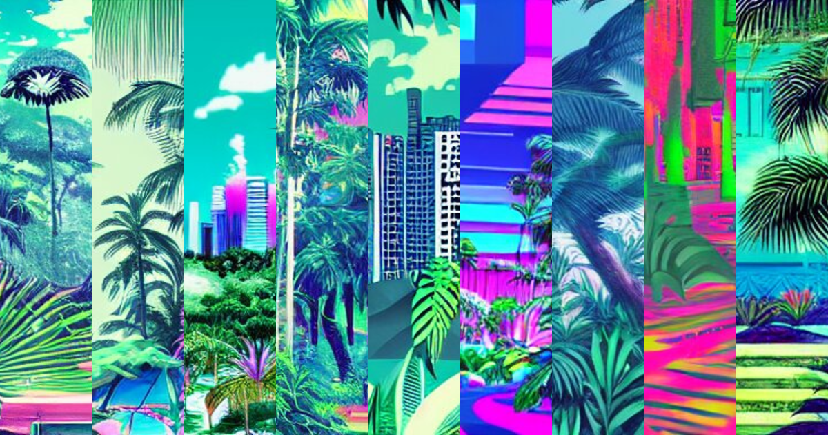 Lexica - Vaporwave Jungle