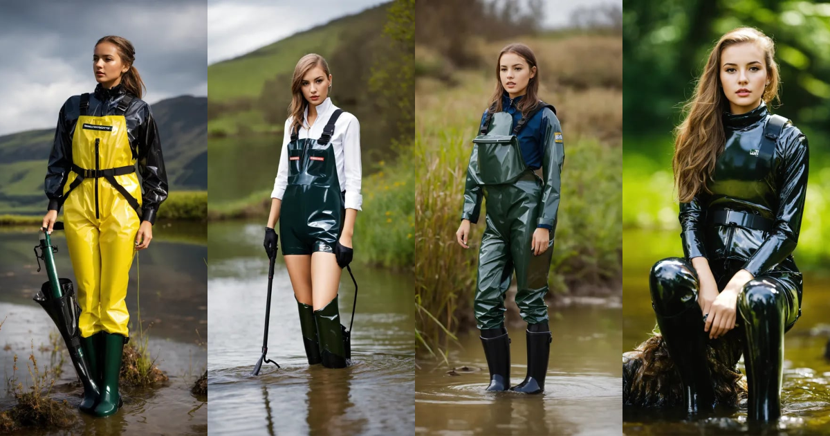 Lexica - Girl in glossy waders