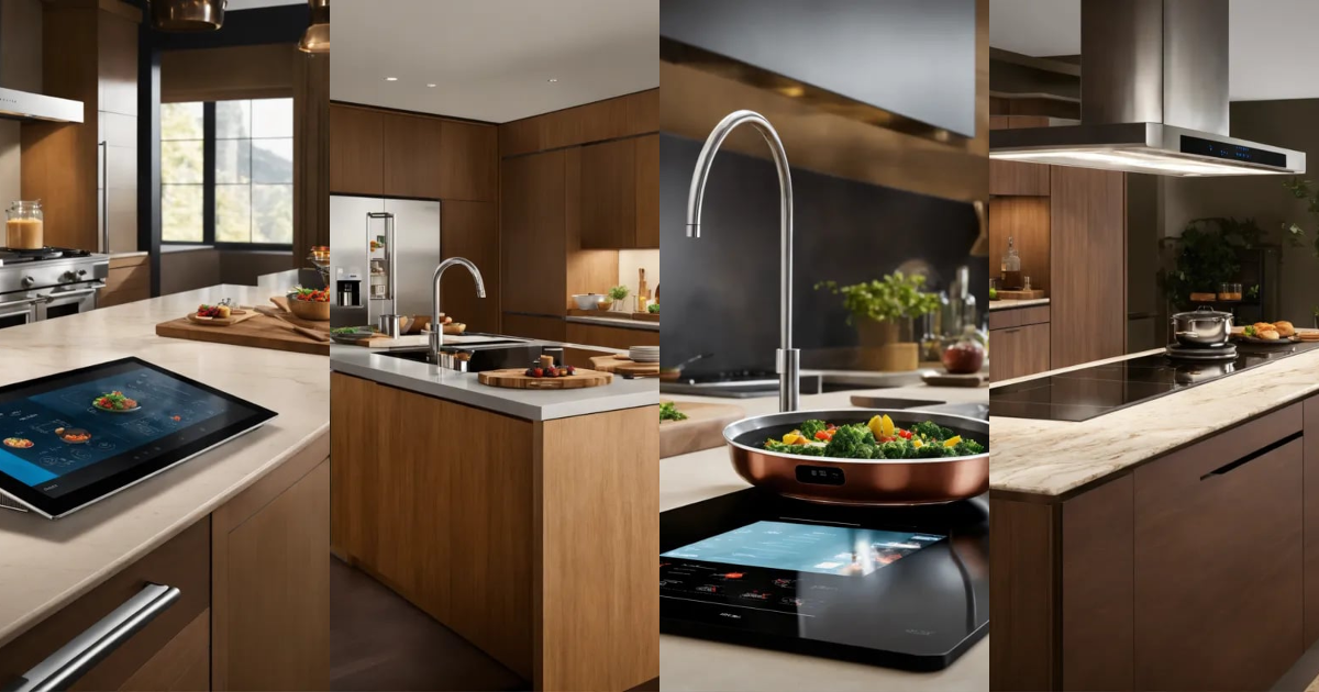 Lexica - Visualize a kitchen island, prominently featuring a 7-inch ...
