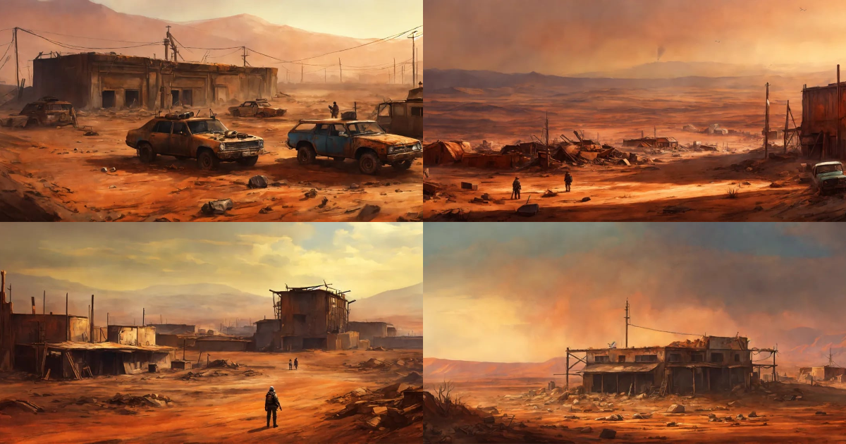 Lexica - Conept art digital realistic painting, post apocalyptic ...