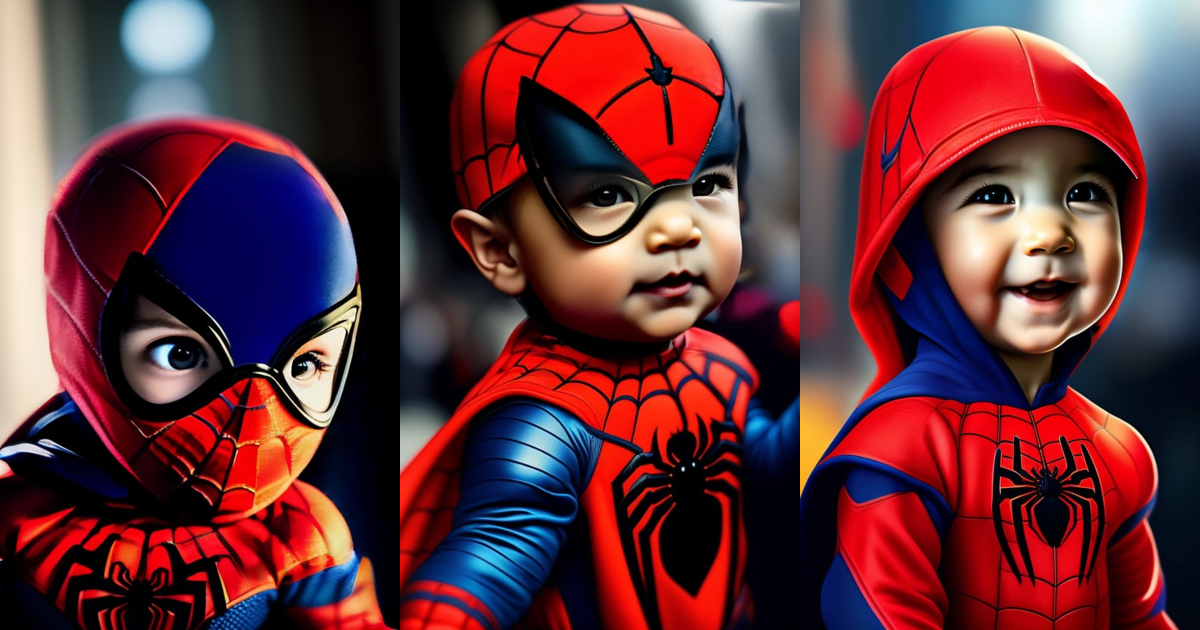 Lexica - Baby Spider-Man