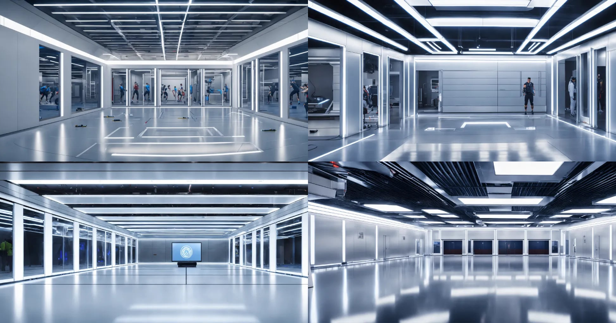 Lexica - A realistic photo of a crowded, colossal, cubic, futuristic ...