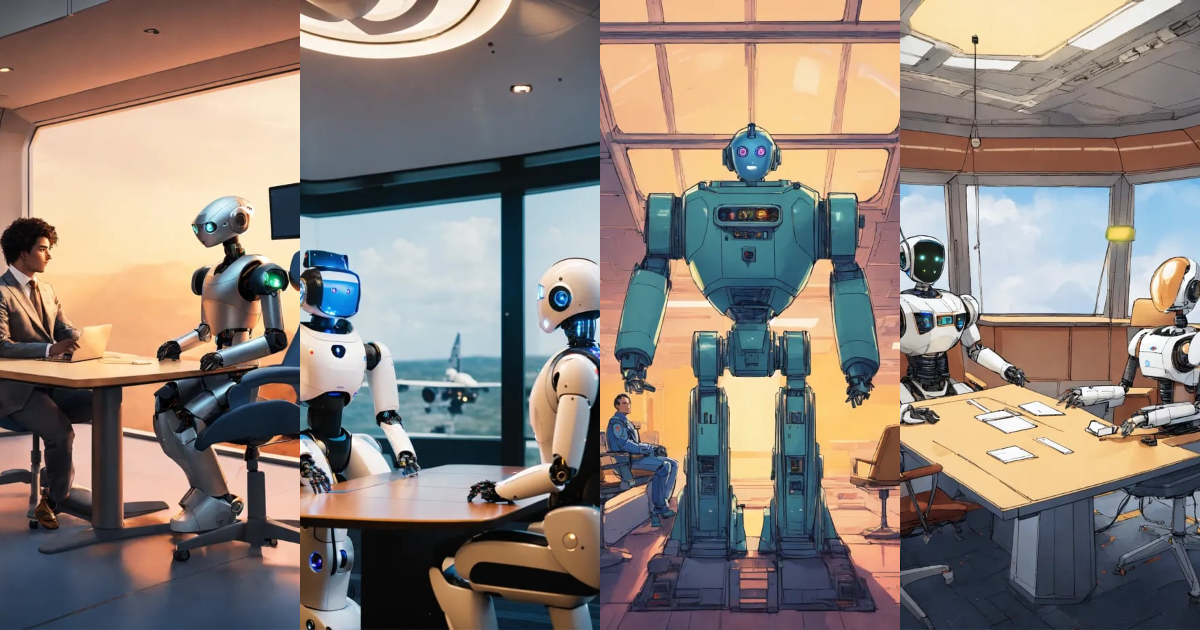 Lexica - A CEO and a co-pilot (humanoid robot) on a rocket ship and the ...