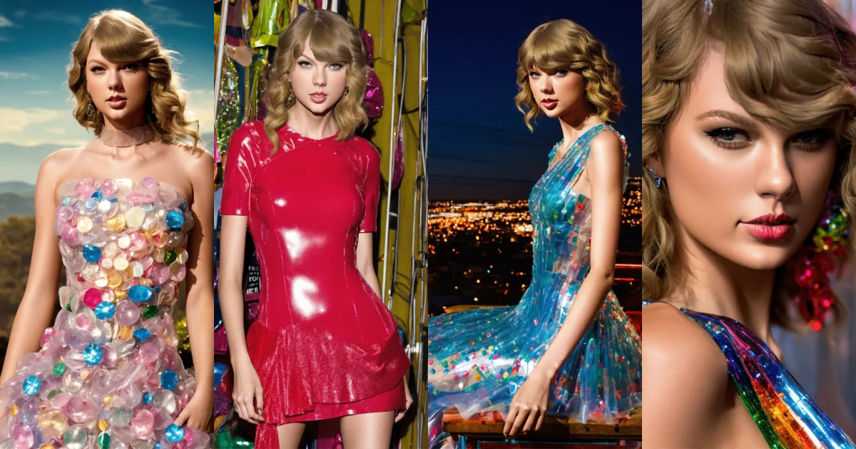 Lexica - Taylor Swift Plastic Dress