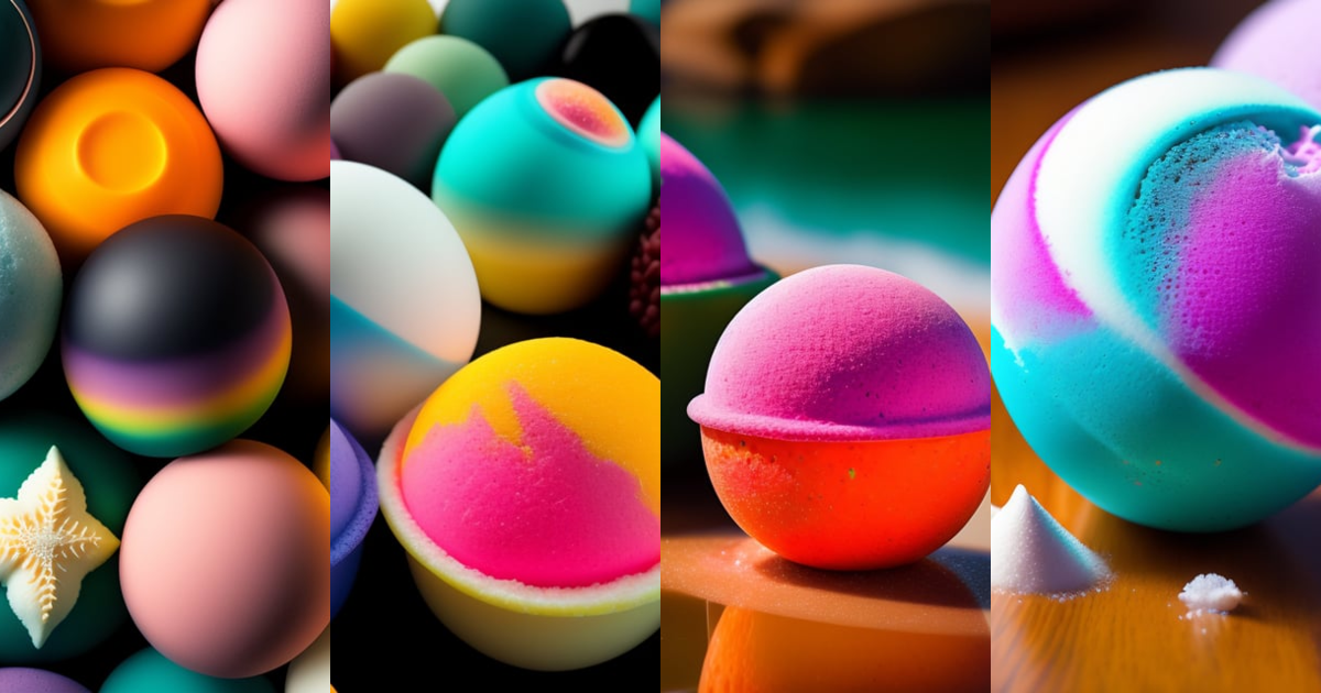 Lexica - A website for selling bath bombs