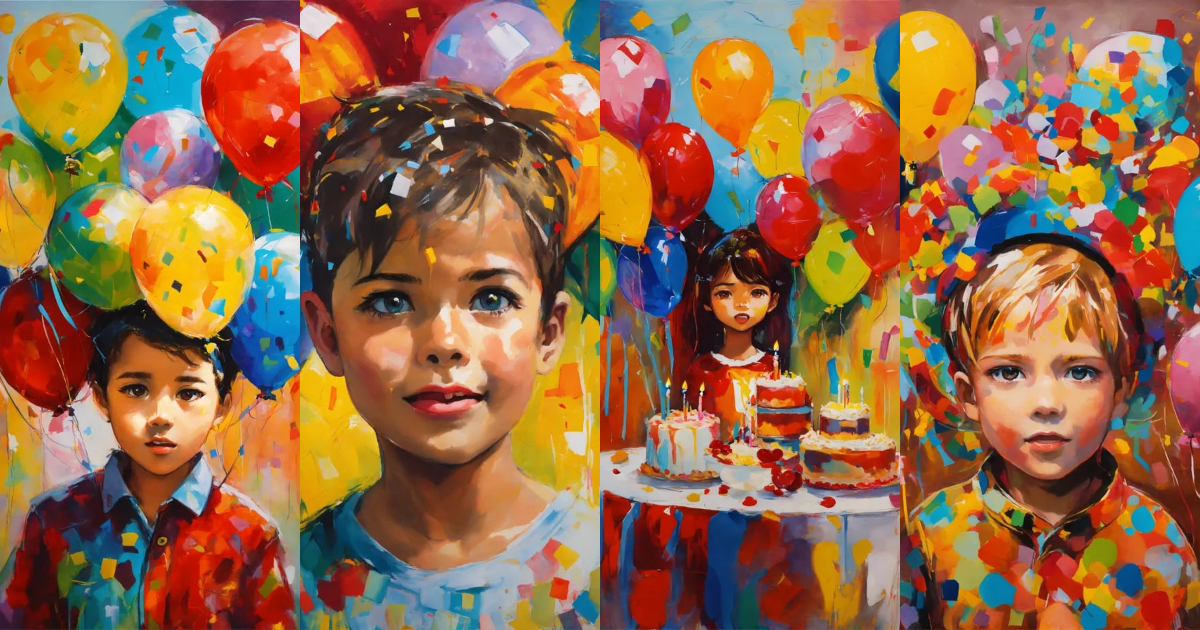 Lexica - Let's Celebrate a Neo-Expressionist Birthday A Burst of ...