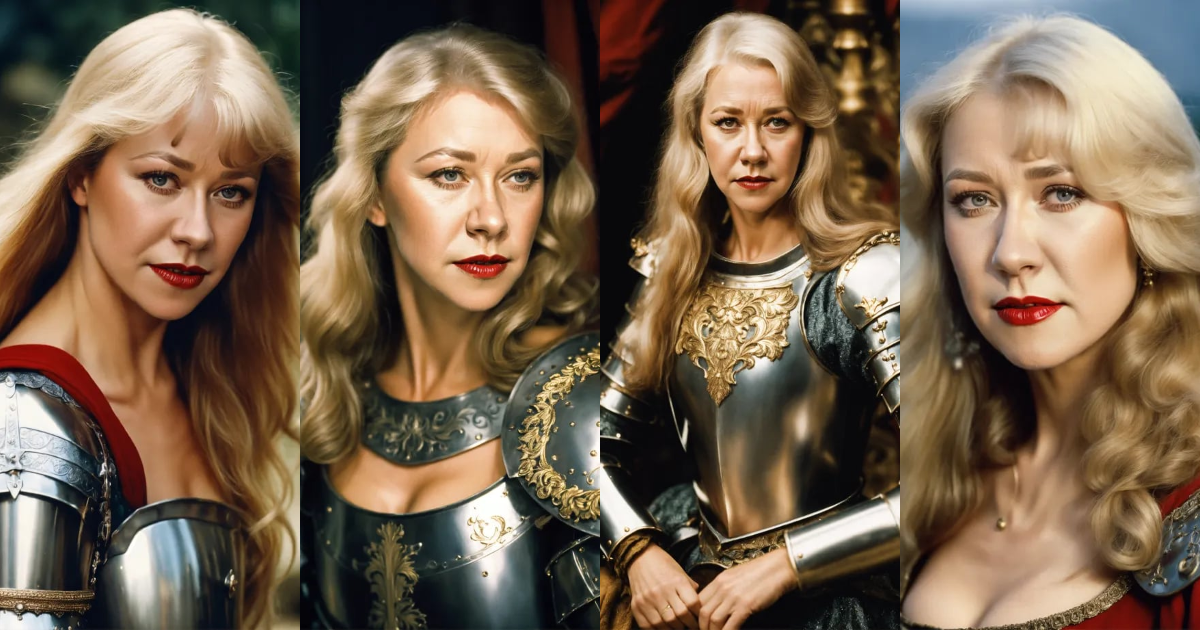 Lexica - Photo quality portrait of young beautiful helen mirren as a ...
