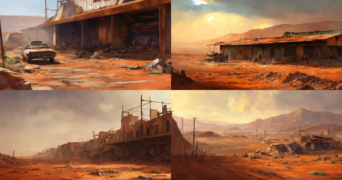 Lexica - Conept art digital realistic painting, post apocalyptic ...