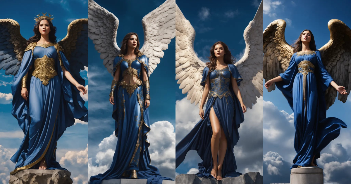 Lexica - Ultra realistic full body photo of an female archangel wearing ...