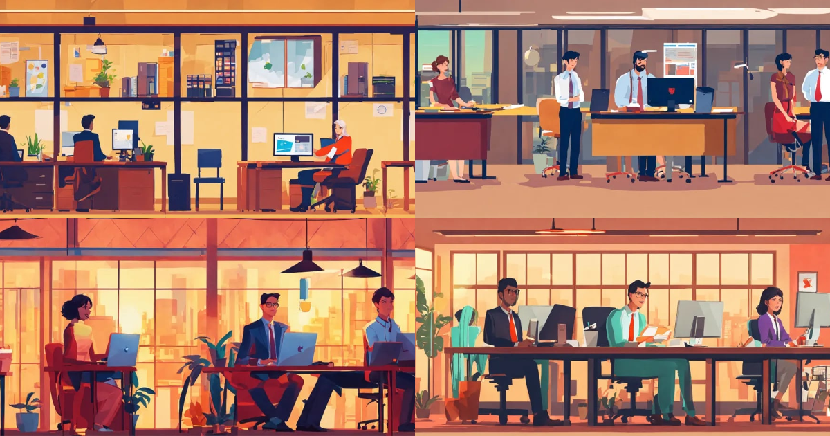 Lexica - Office people executing projects in different countries