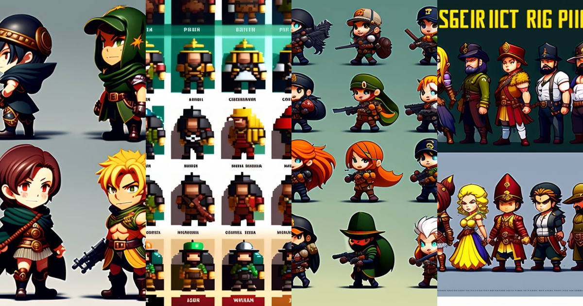 Lexica - Rpg character game action sprite