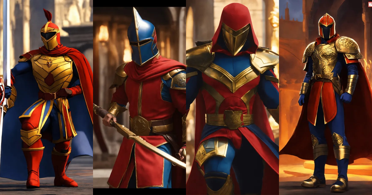 Lexica - Marvel Auran Attilan Royal Guard animated in action without ...