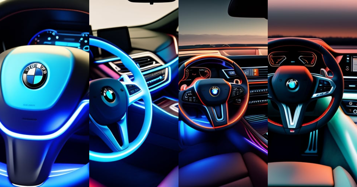 Lexica - BMW glowing LED steering wheel