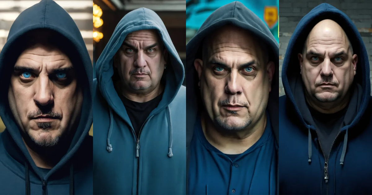 Lexica - UNCLE FESTER JOHN FETTERMAN WEARING A HOODIE OVER HIS HEAD ...