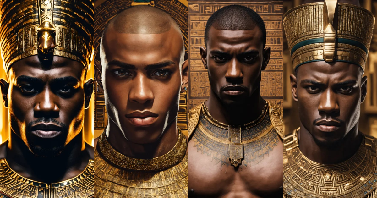 Lexica - A symmetrical huge bodybuilder close-up of an African male ...