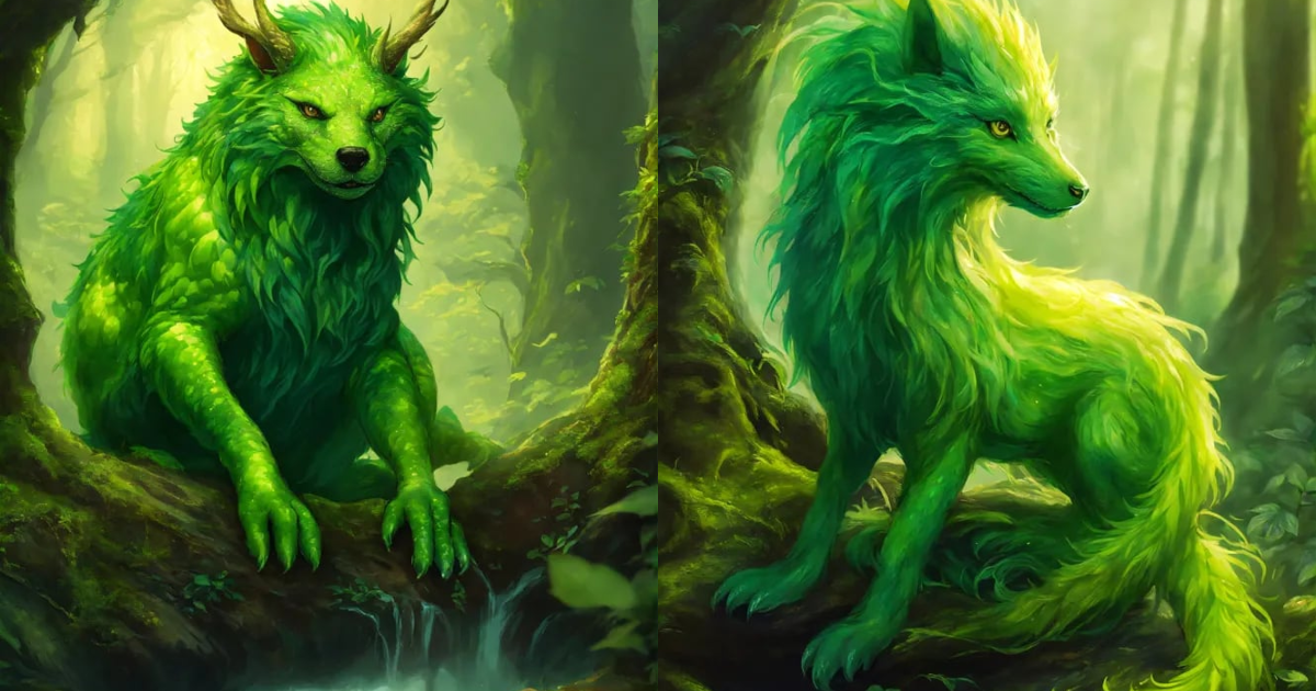 Lexica - A slimy twisted mythical creature in an enchanted forest ...