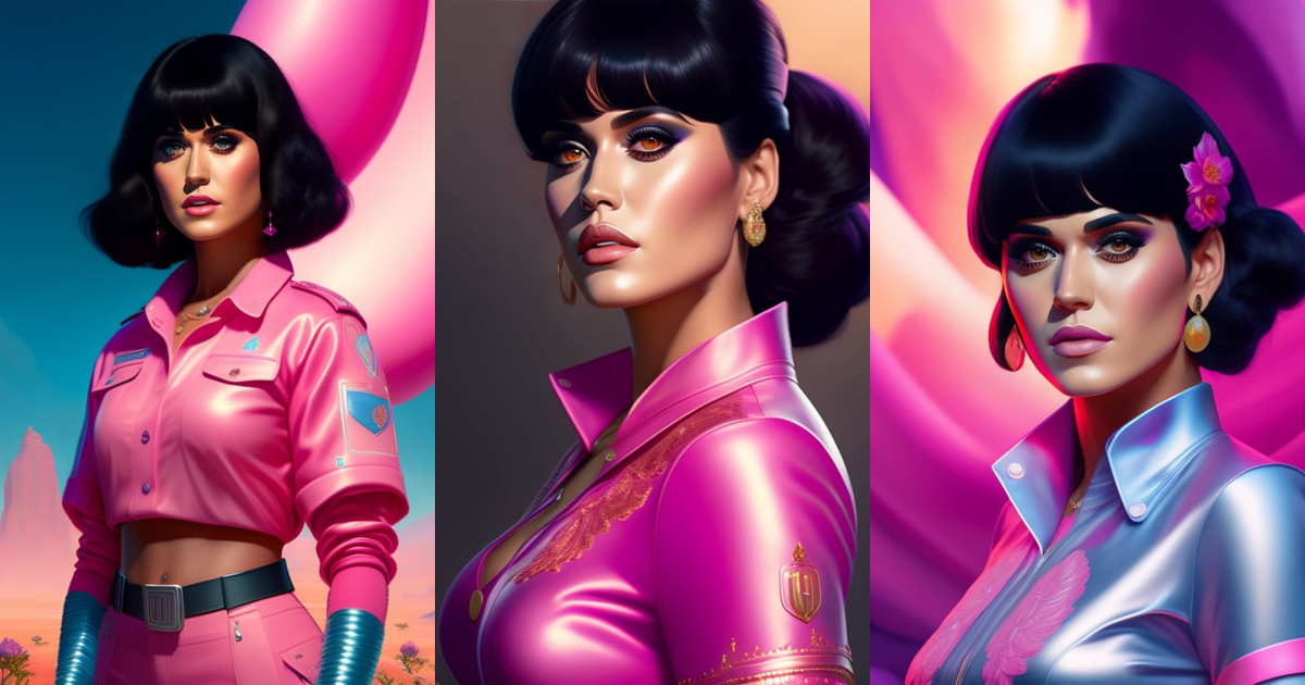 Lexica - Portrait of Katy Perry as Dora the Explorer, shirt pink ...