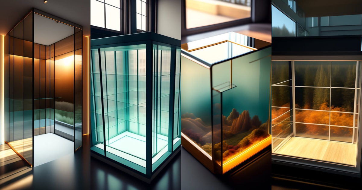 Lexica - Glass box, inside view