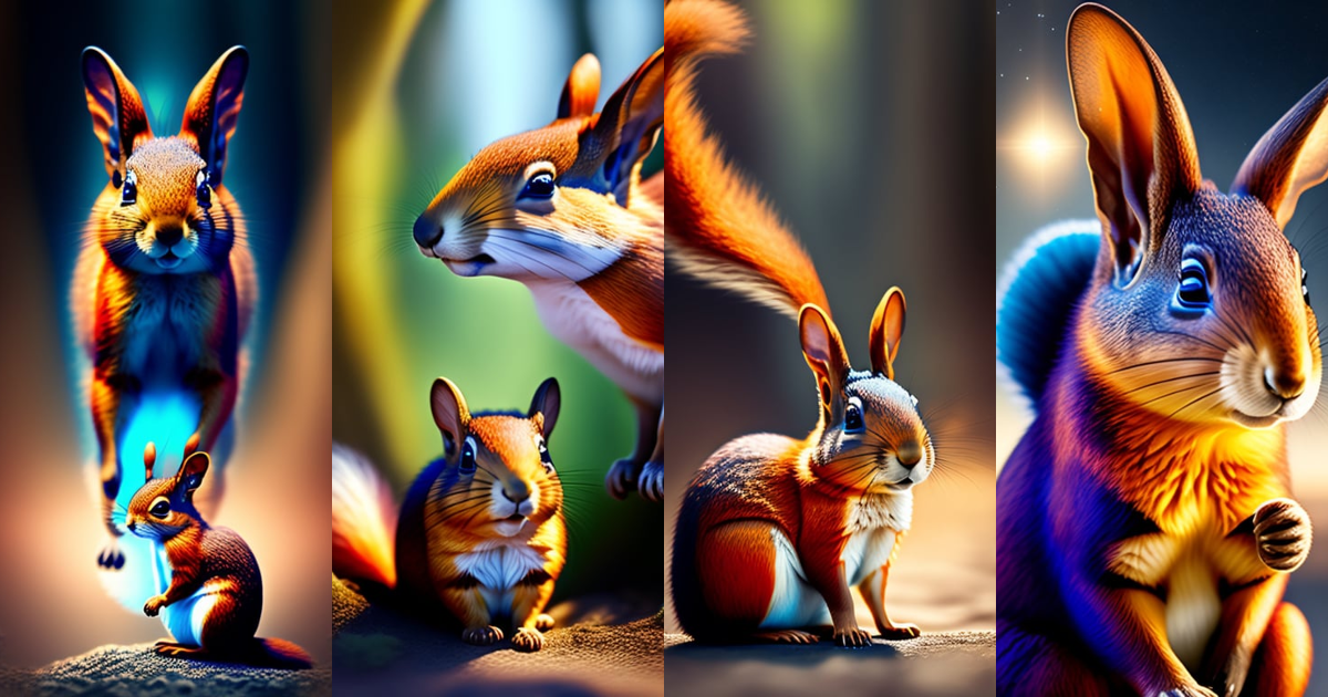 Lexica - Magical extraterrestrial fantastic half fox half rabbit half ...