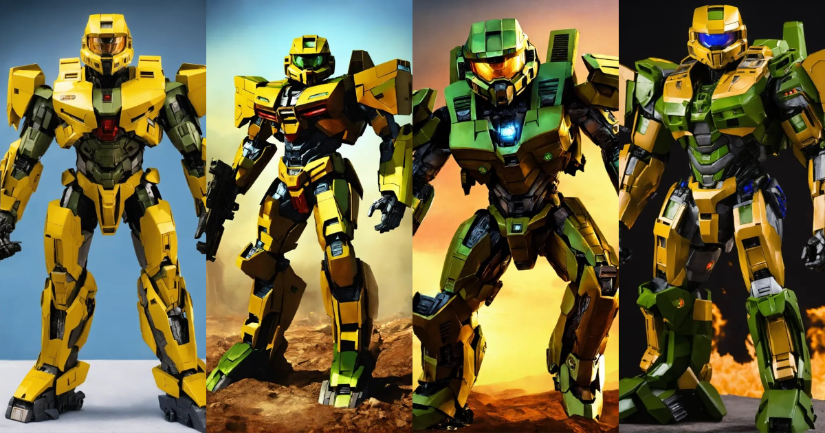 Lexica - Master Chief as a transformer