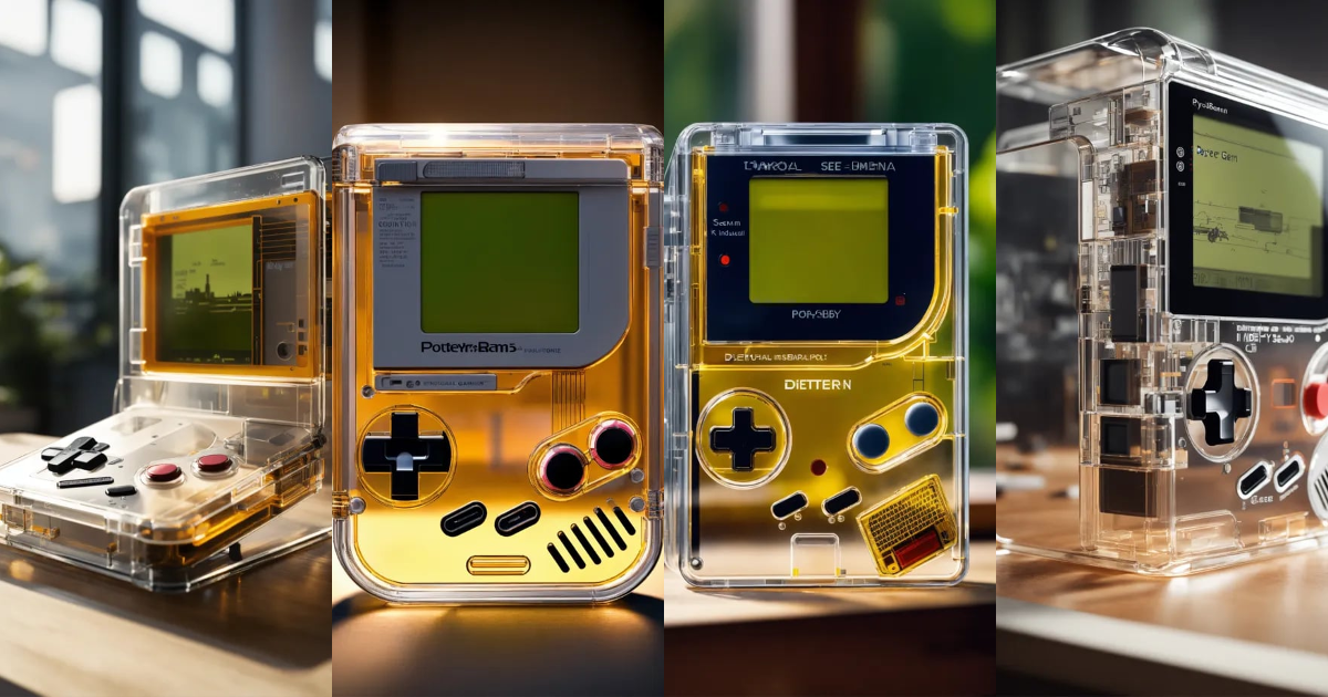 Lexica - A see through polycarbonate game boy designed by Dieter Rams ...