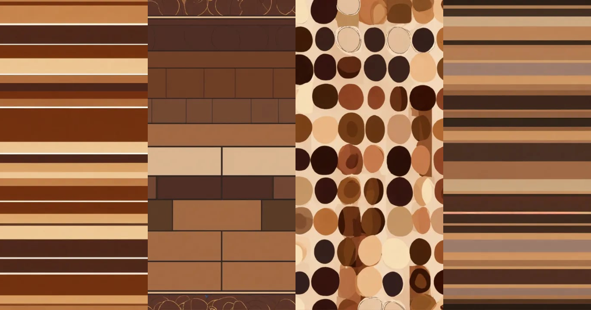 Lexica - A clean seamless repeating pattern of coffee & espresso, matte ...