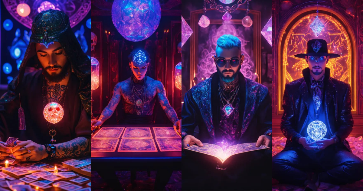 Lexica - Photorealistic 3D full body portrait, Clear Occult Magician ...