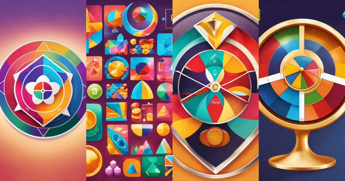 Lexica - Logo of triviality game inspired of trivial pursuit game ...