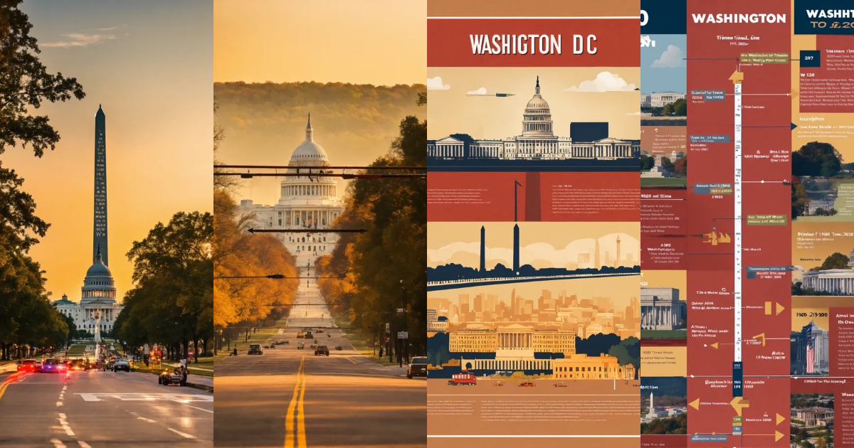 Lexica - Timeline of washington dc from 1920 to 2020 make an actual ...