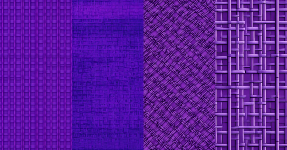 Lexica - Basketweave pattern in regal purple, microscopic print
