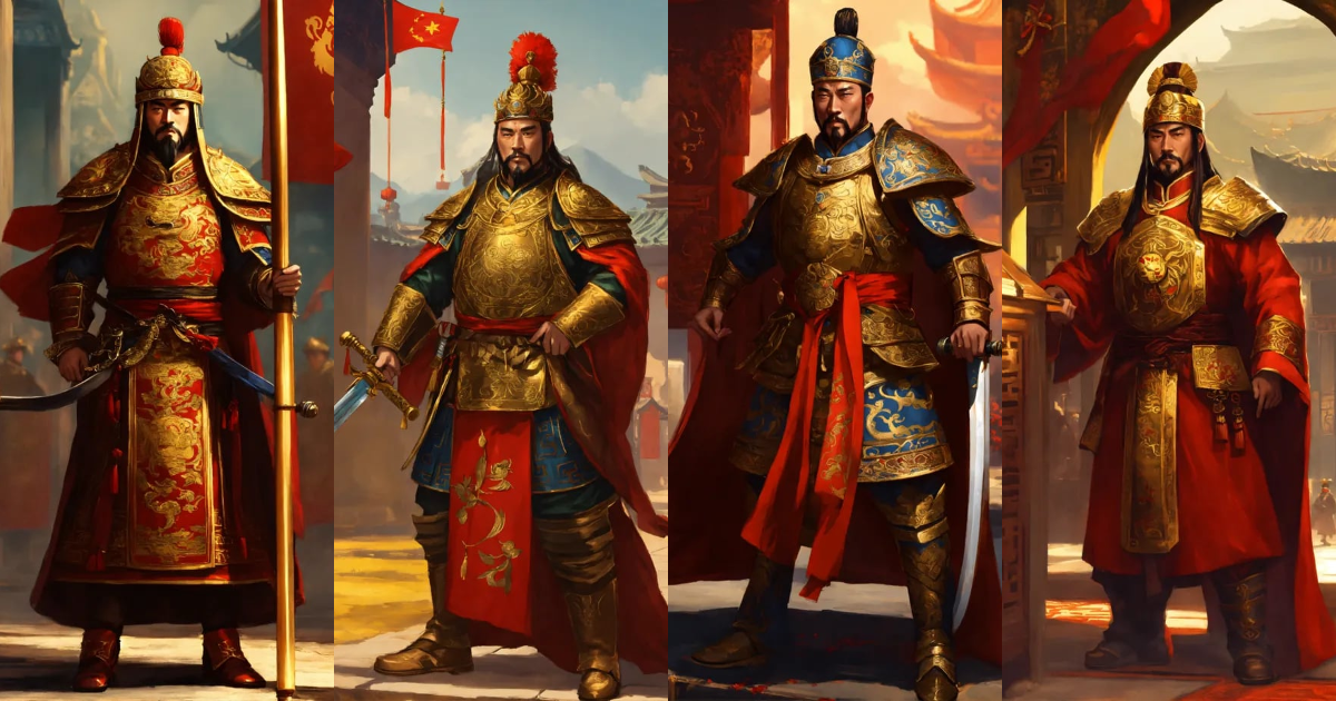 Lexica - D&D, fantasy, cinematic. D&D Chinese emperor's guard