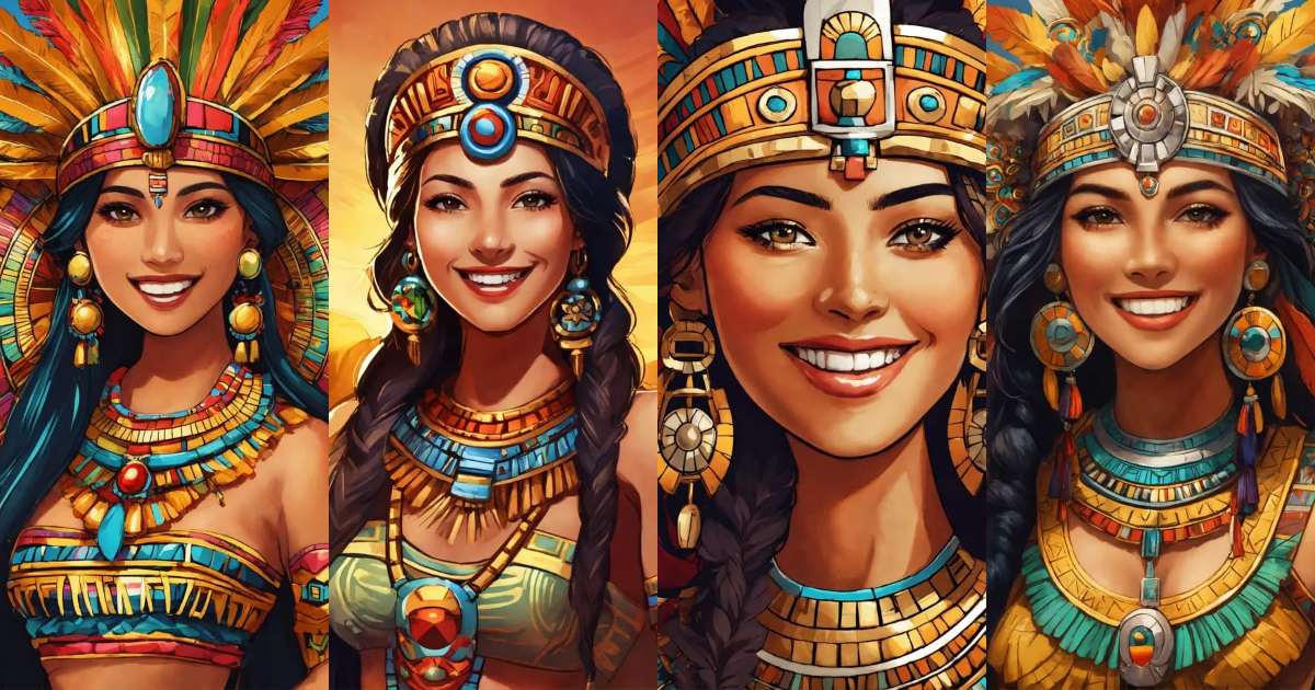 Lexica - Aztec princess, portrait, high detail, ultra-high resolution ...