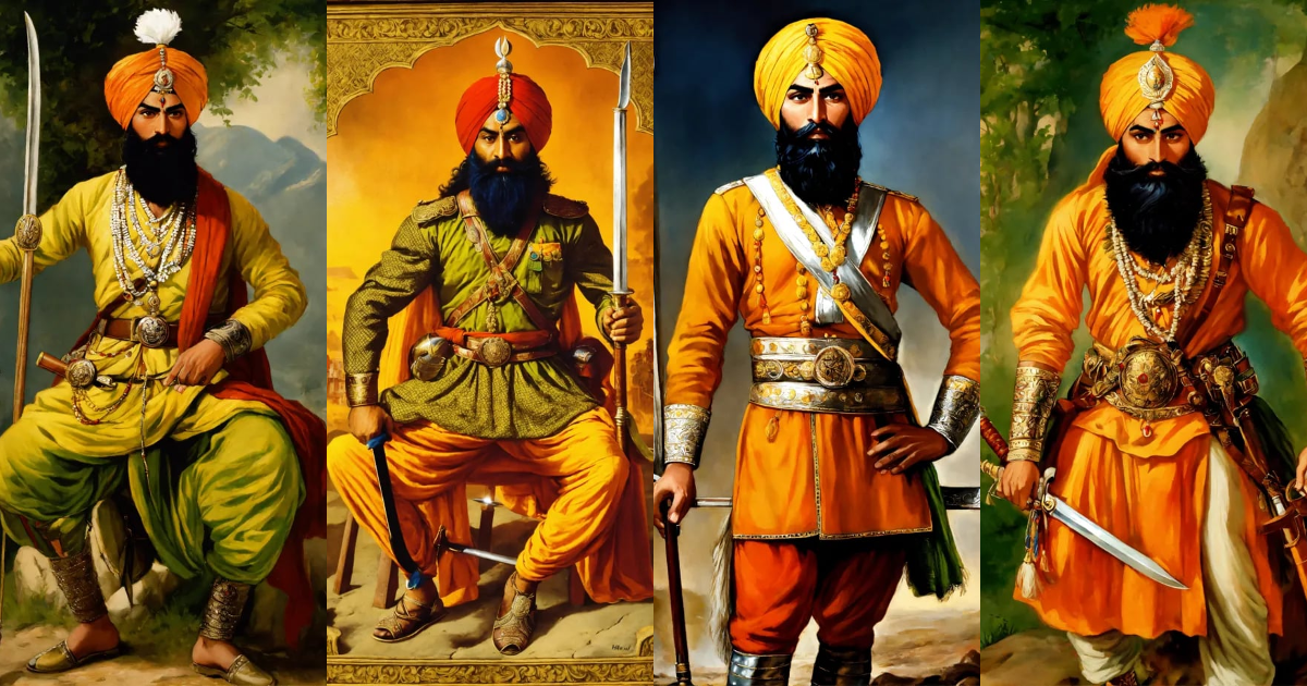 Lexica - Hari Singh Nalwa , sikh warrior , 7 feet Hight, war , fight ...