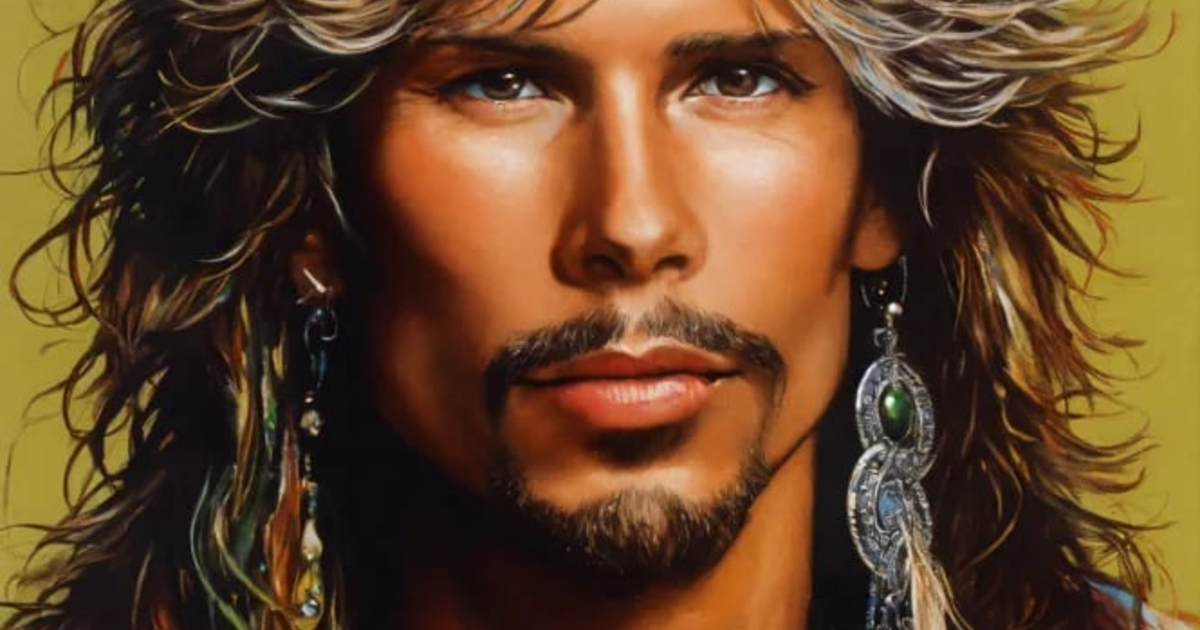 Lexica - Imagine Steven Tyler, high detail from the 1980s.