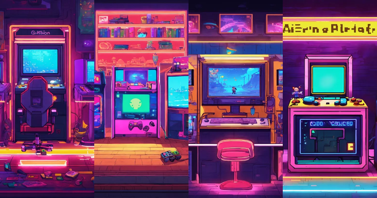 Lexica - Create AI-generated art in a Chibi 16-bit arcade style ...