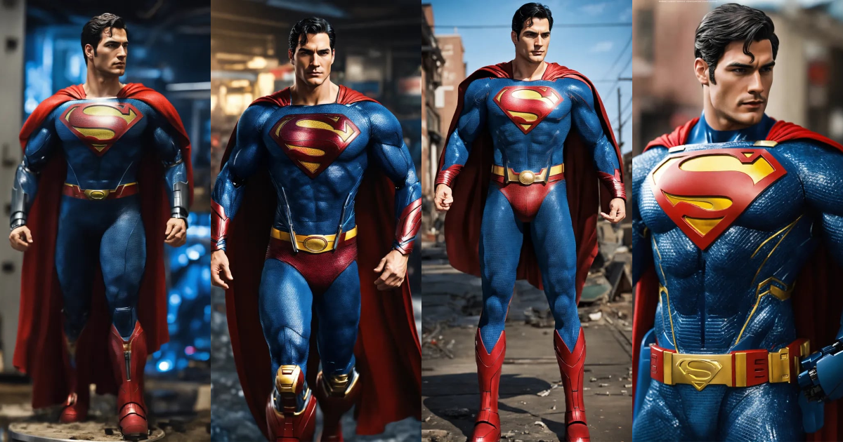 Lexica - Realistic, robotic superman, amazing, extraordinary