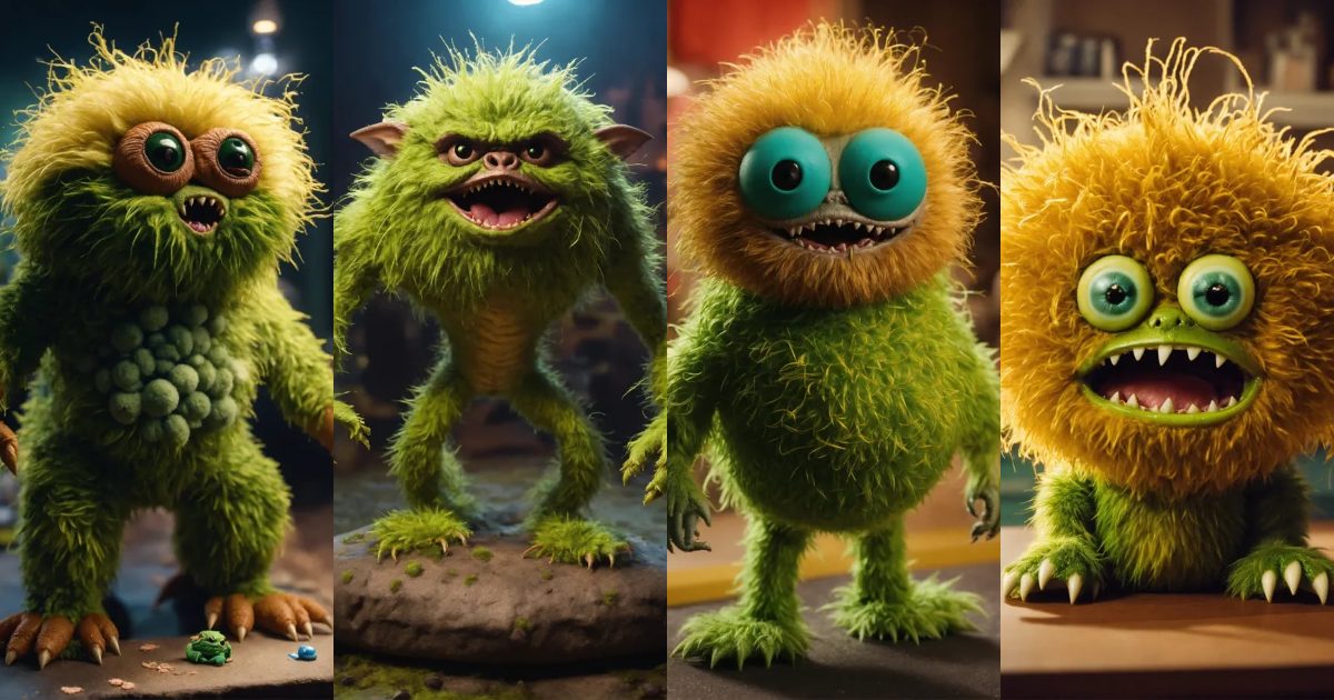 Lexica - CGI! germ monster character. Highly detailed. Scary but ...