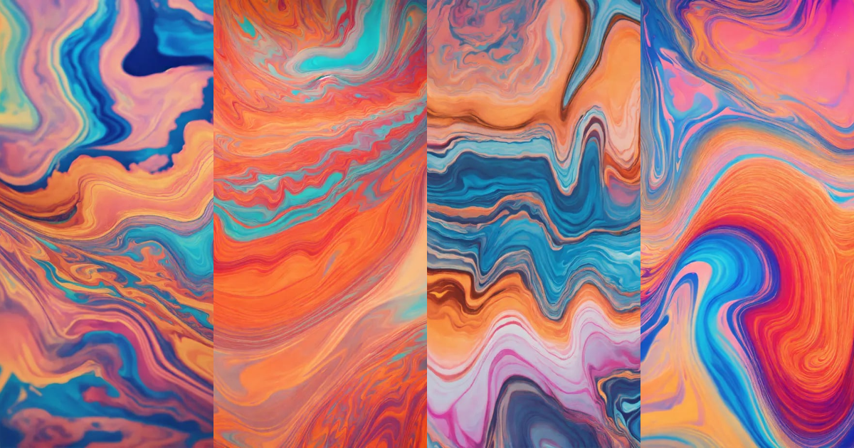 Lexica - Psychedelic marbling pattern of psychedelic color background ...